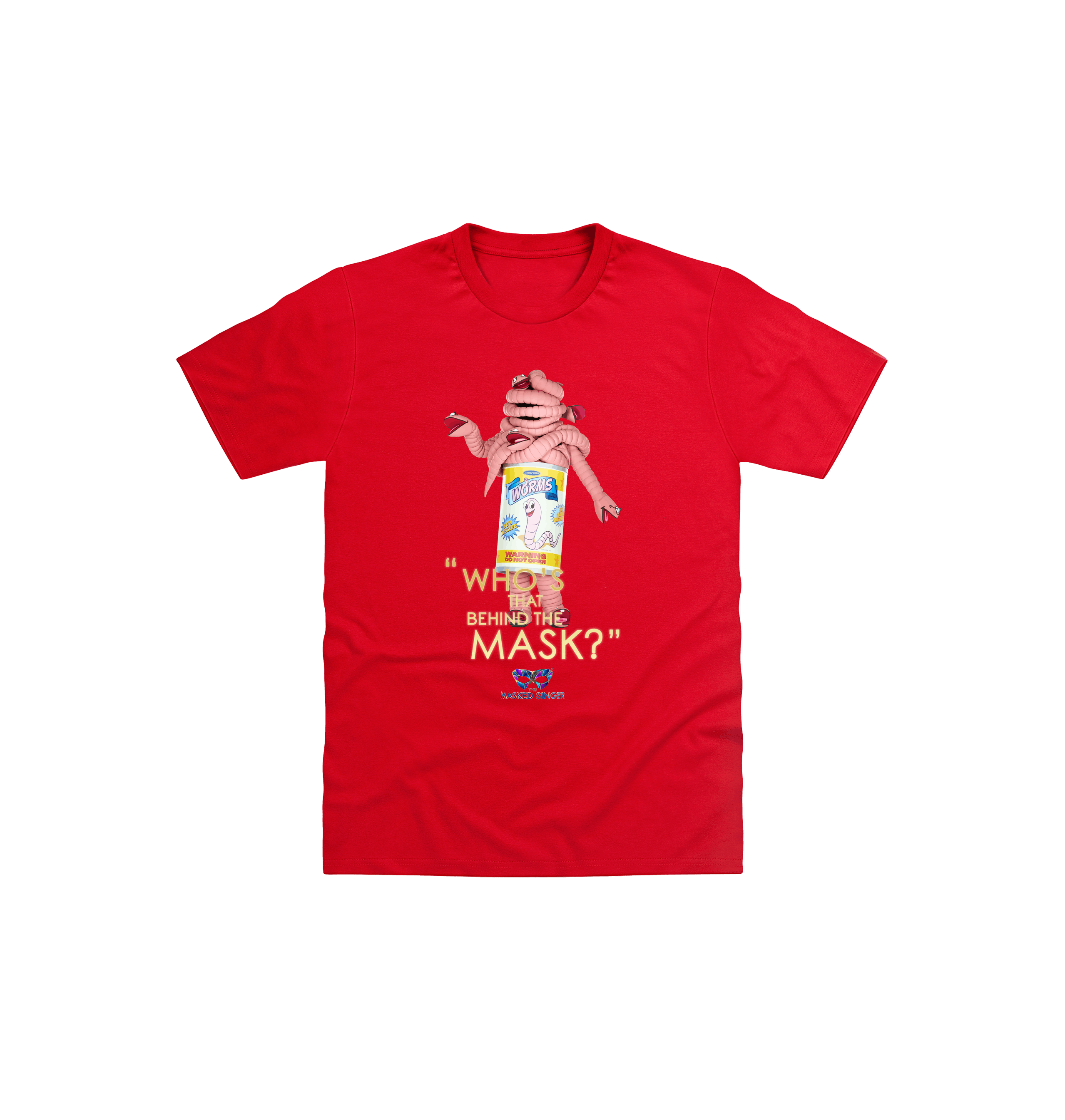 Can of Worms Who's Behind The Mask Kids T Shirt – Official Masked ...
